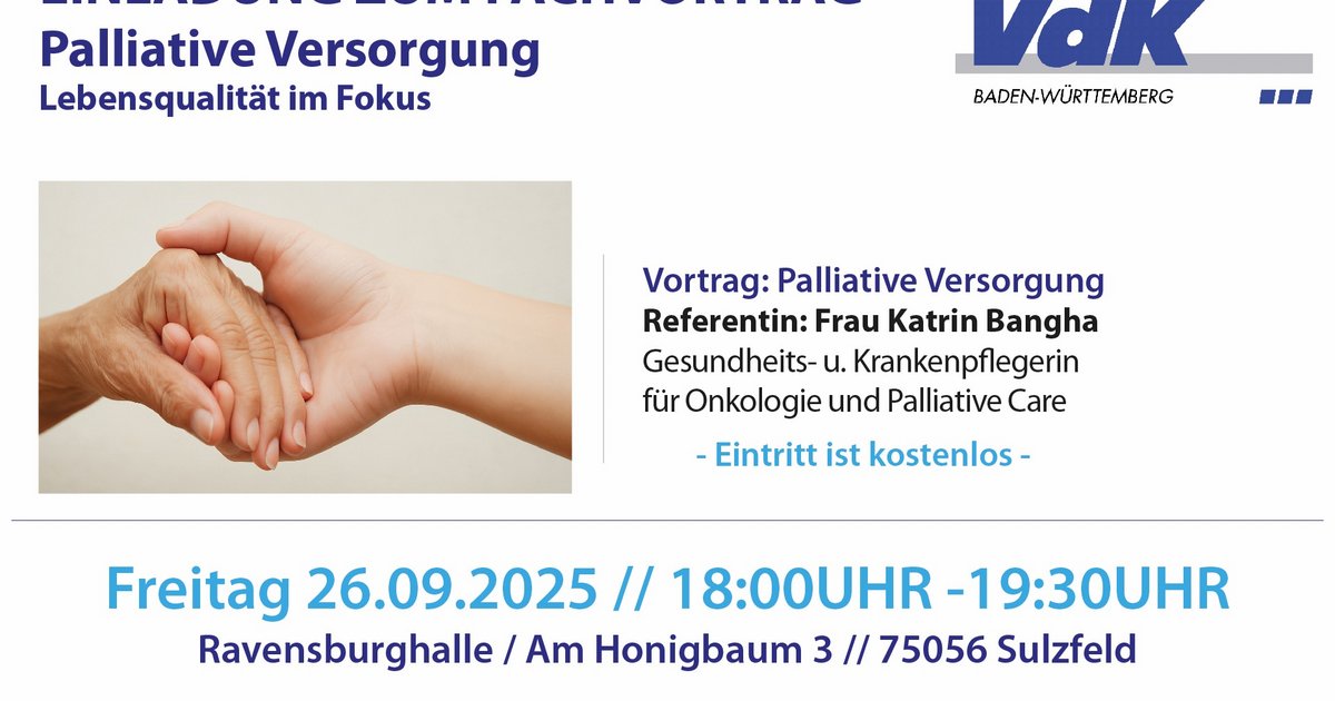 Fachvortrag: Palliative Versorgung // Ortsverband Sulzfeld ...