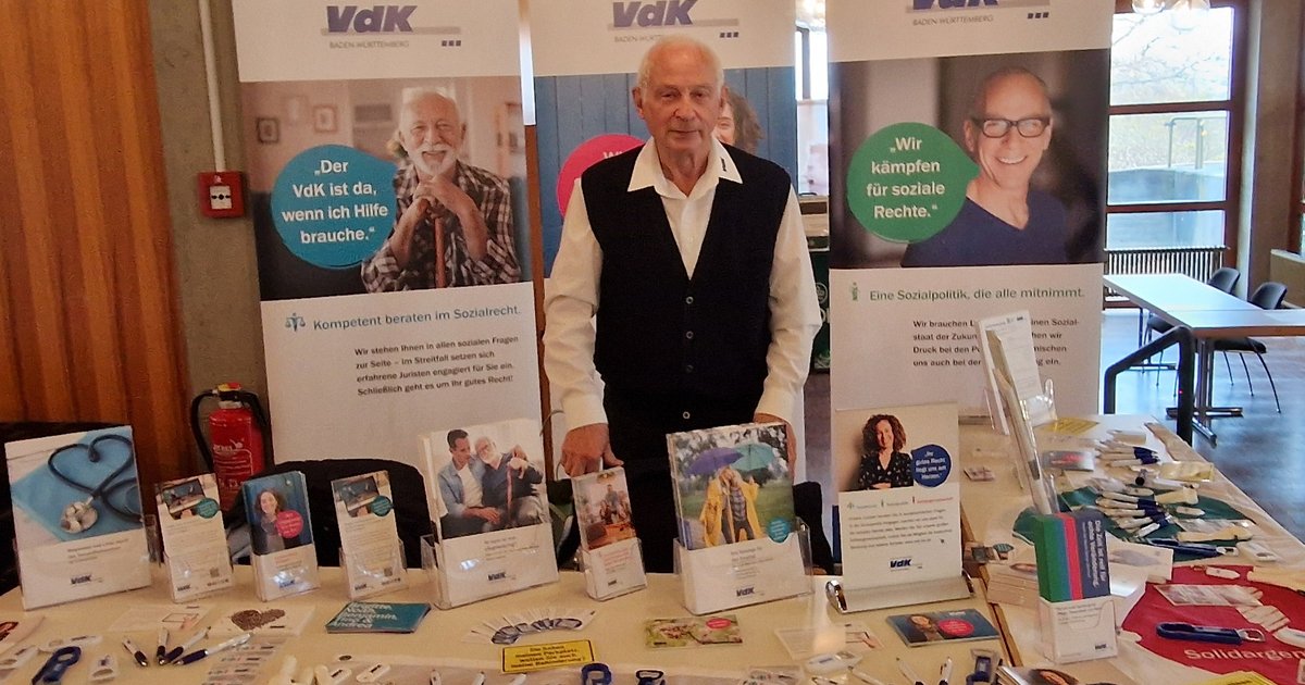 VdK Kreisverband mit Stand bei der Ausstellung Gesund und Vital in St ...